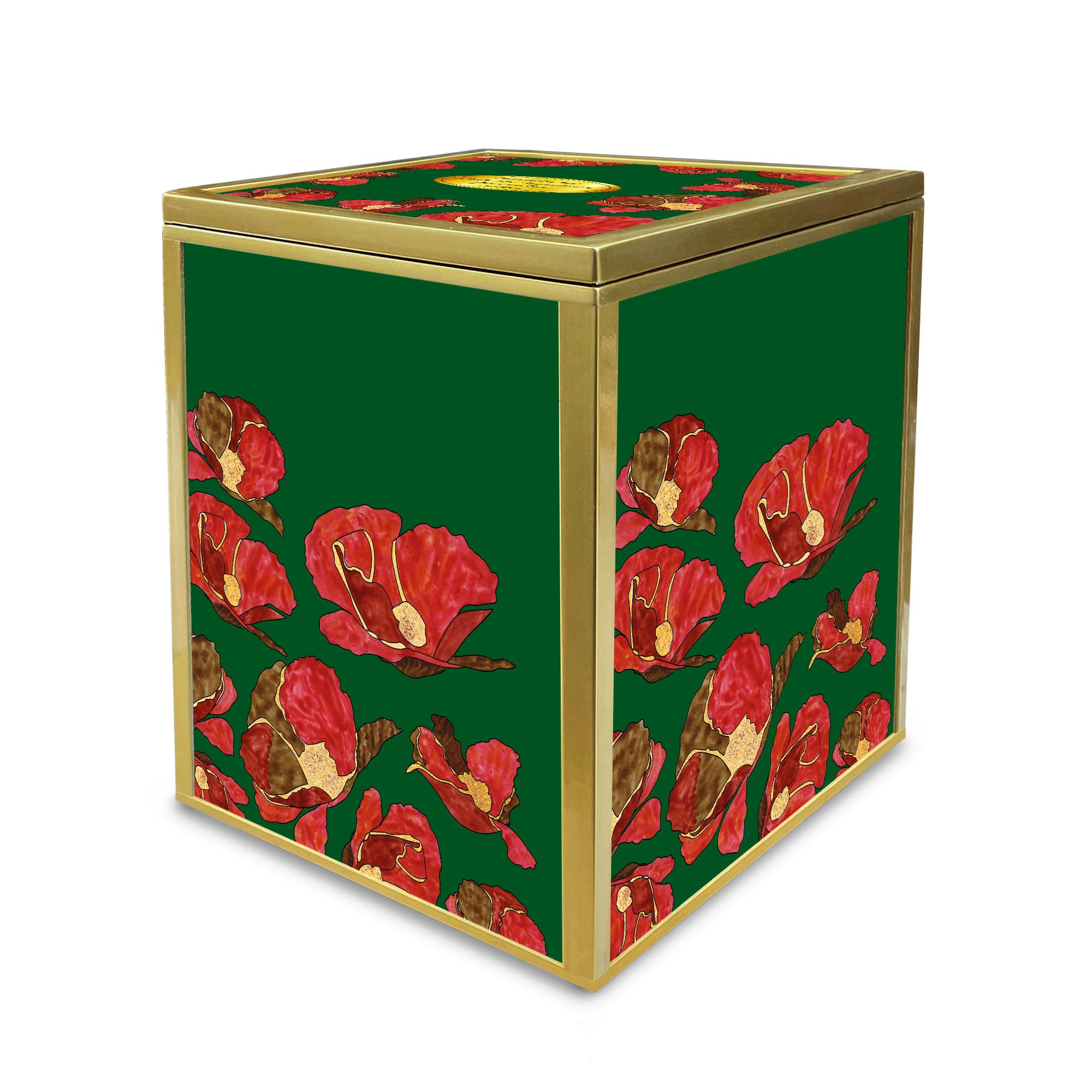 Jewelry boxes - Large flowers Red Poppies